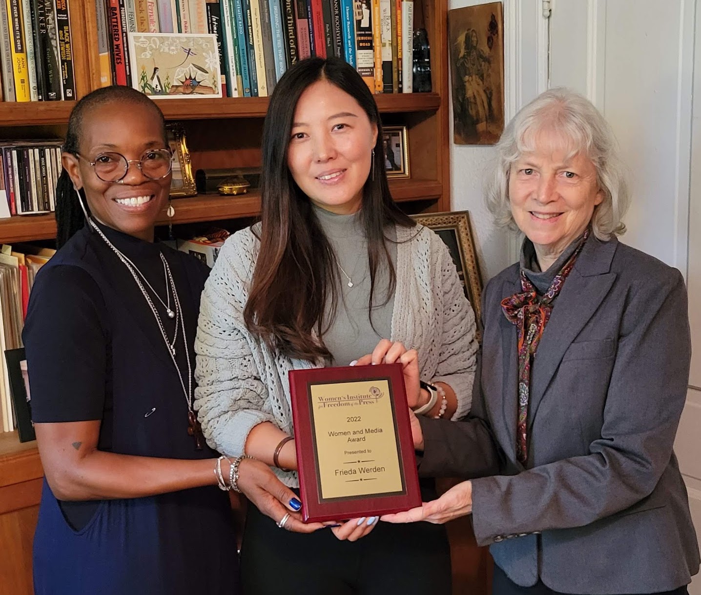 Frieda Werden Receives Media Award | The Women’s Institute for Freedom ...
